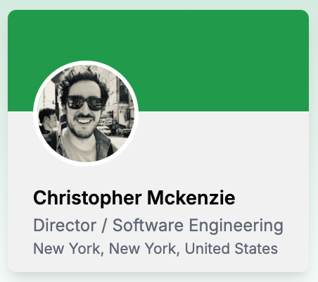 Christopher Mckenzie Digital Business Card